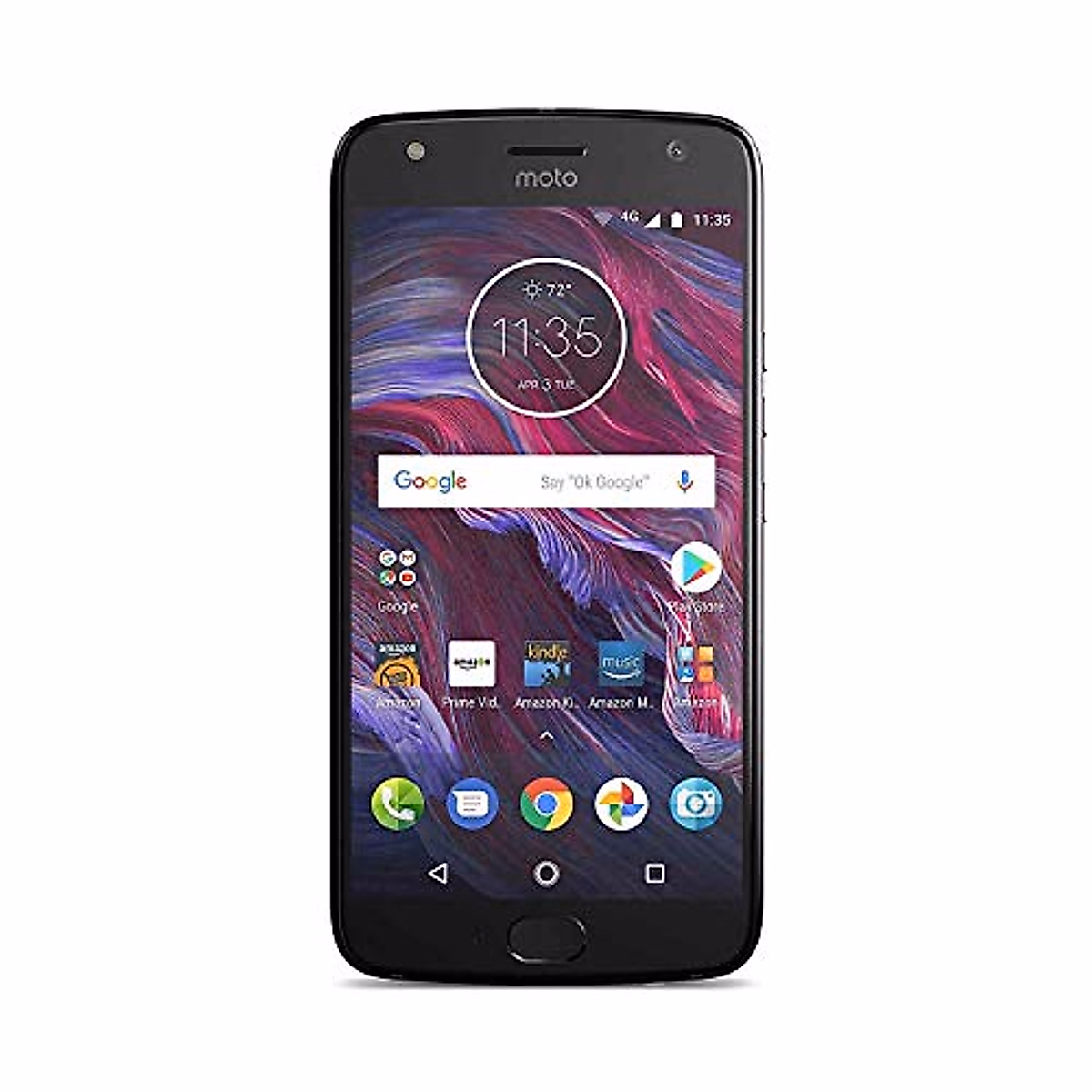 Moto X (4th Generation) with Alexa Hands-Free – 32 GB - Unlocked – Super Black - Prime Exclusive