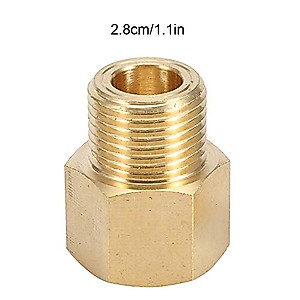 CO2 Cylinder Tank W21.8 to CGA320 Adapter Converter for Aquarium Fish Tank,1.1inch