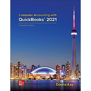 Loose Leaf for Computer Accounting with QuickBooks 2021