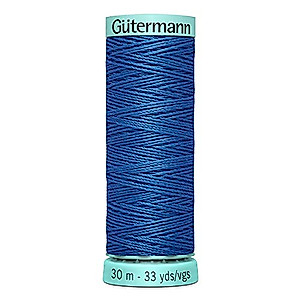 Gutermann 723878-311-1 Sapphire R753 No.40 Silk Thread 30m x 1 Reel, 311