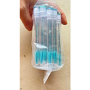 80 Pcs Mascara Wand Tube Set 40Pcs Empty Mascara Wand Tube 40Pcs Eyelash Brush Mascara Brushes for Women Girls Makeup