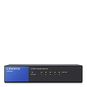 Linksys 5 Port Desktop Gigabit Switch LNKLGS105