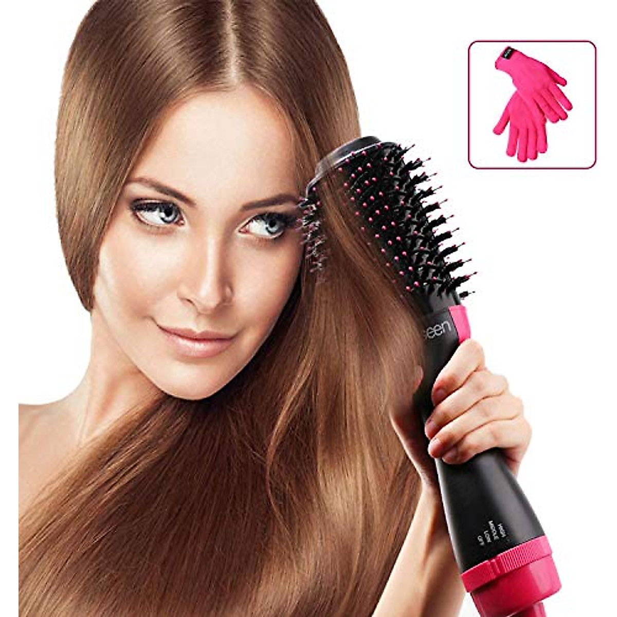 Beauty Star 2PCS Heat Resistant Gloves Proof Protection Glove for Hair Styling Tool Straightener Brush Heat Blocking for Curling Wand Ceramic Ionic Flat Iron