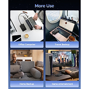 ORICO USB 3.0 to SATA III 2.5" External Hard Drive Enclosure for 2.5 Inch 7mm-9.5mm SATA HDD/SSD Tool Free [UASP Supported],Black(2189U3)