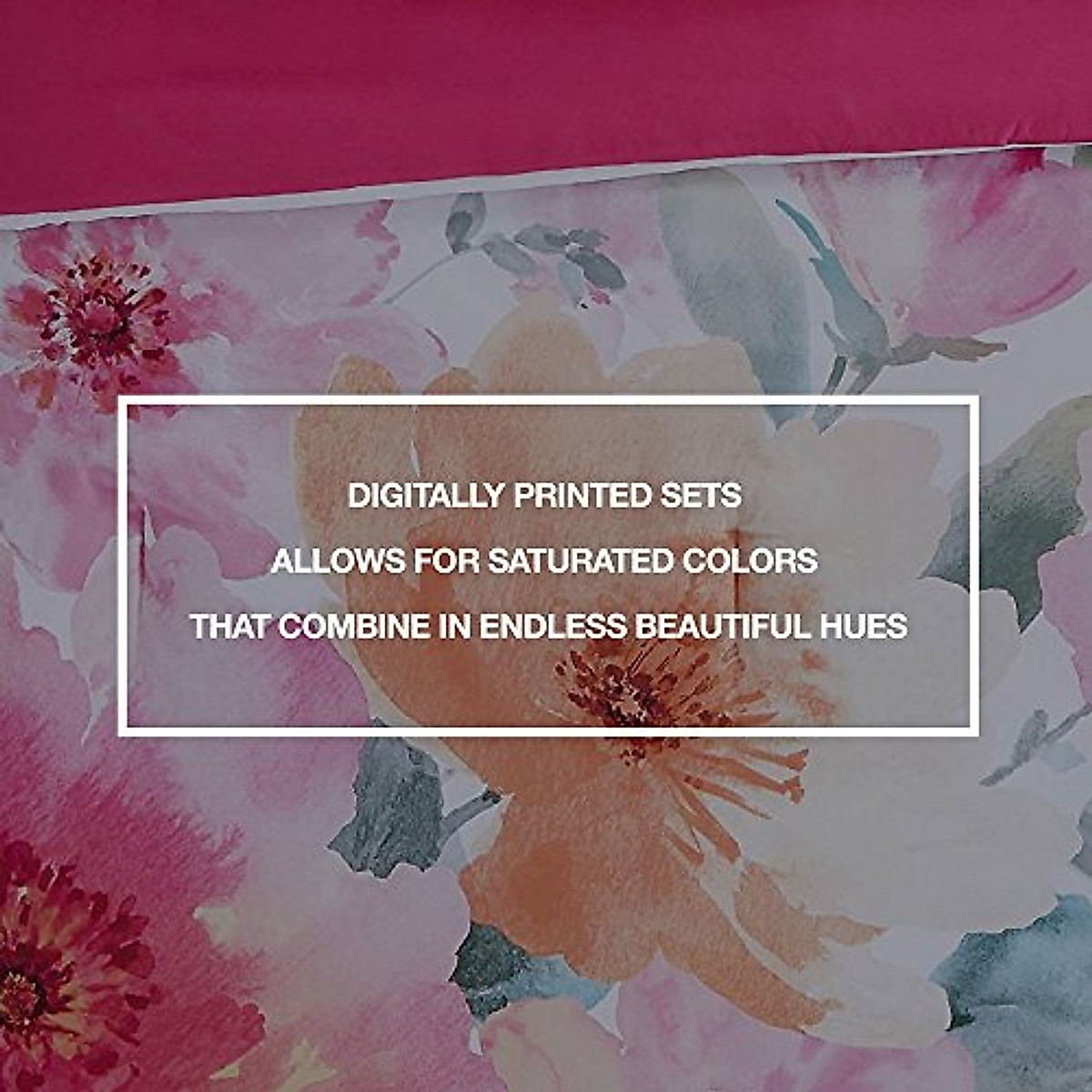 Christian Siriano Comforter Set, Full/Queen, Garden Bloom