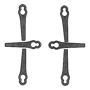 100pcs Trimmer Head Blades Set Plastic Trimmer Replacement Cut Blade For Lawn Mower Garden Accessories Cordless Grass Strimmer