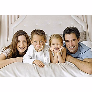 Merry Christmas Duvet Cover Queen Size, 3pc Farmhouse Santa Claus Snowman Snowflake Tree Pattern Microfiber Bedding Comforter Cover Set, 90x90 Red and White New Year Holidays Bed Sets for Women Men