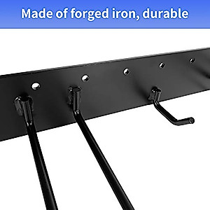2 Pack Tool Storage Rack Heavy-Duty Metal Garage Wall Mount Organizer Holds Up to Max 200 lbs…