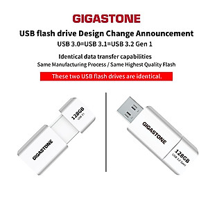 Gigastone Z60 512GB USB 3.2 Gen1 Flash Drive, R/W 400/300 MB/s Ultra High Speed Pen Drive, Capless Retractable Design Thumb Drive, USB 2.0 / USB 3.0 / USB 3.1 Interface Compatible