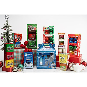 OREO Ultimate Dunking Gift Set With OREO Cookies, Glass Mug, Cookie Holder & Dunking Tongs, By Frankford Candy