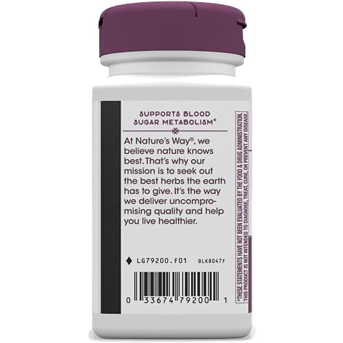 Nature's Way Blood Sugar Manager with Gymnema, Supports Blood Sugar Metabolism*, Vitamin A Supplement, 90 Capsules
