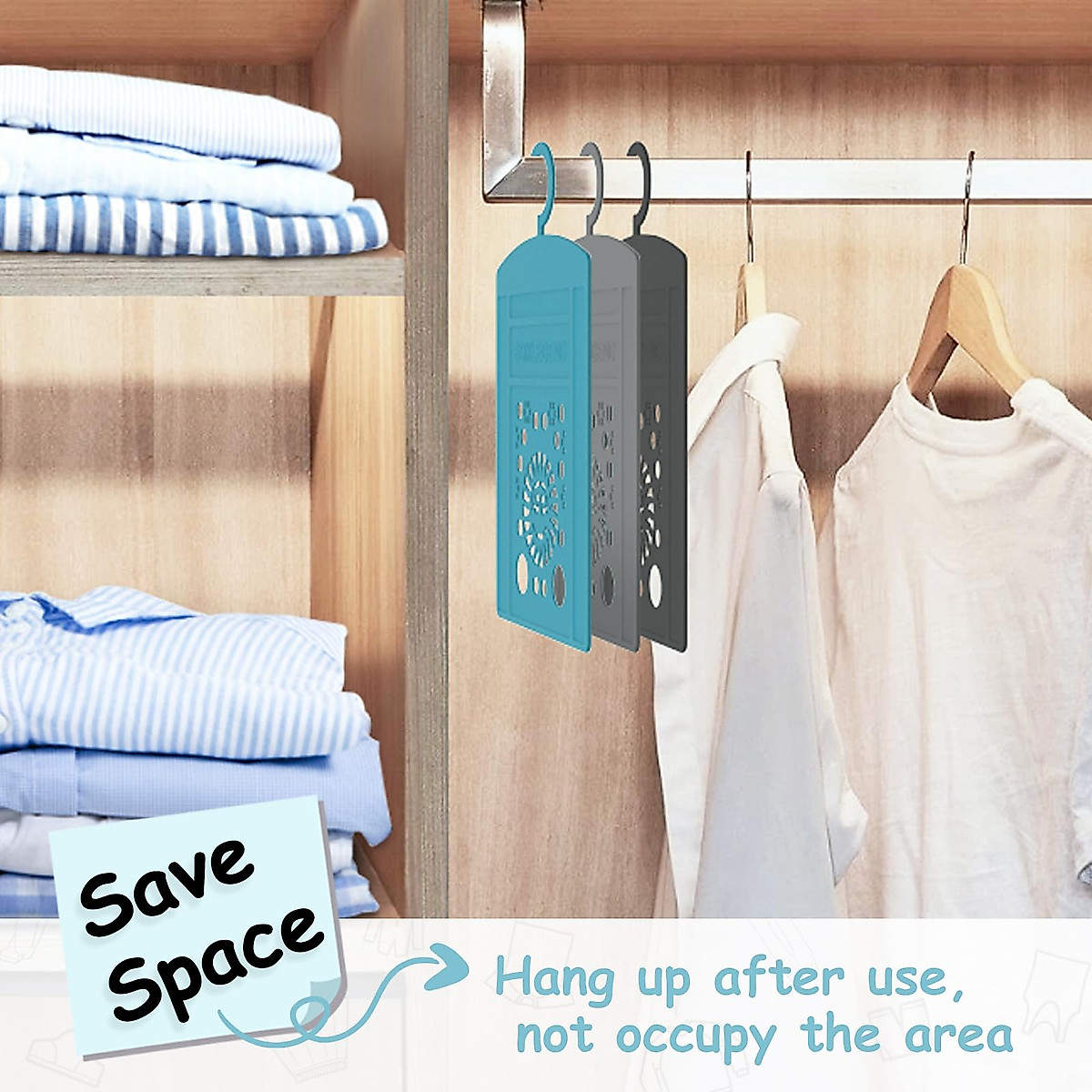 BoxLegend Shirt Folding Board Durable Shirt Folder Board for Laundry Folding Board with Hook for Hanging T Shirt Folder Grey