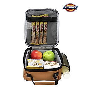 Dickies Basic Insulated Lunch Bag for Work, Thermal Reusable Office Lunch Box for Men, Women (Brown Duck)