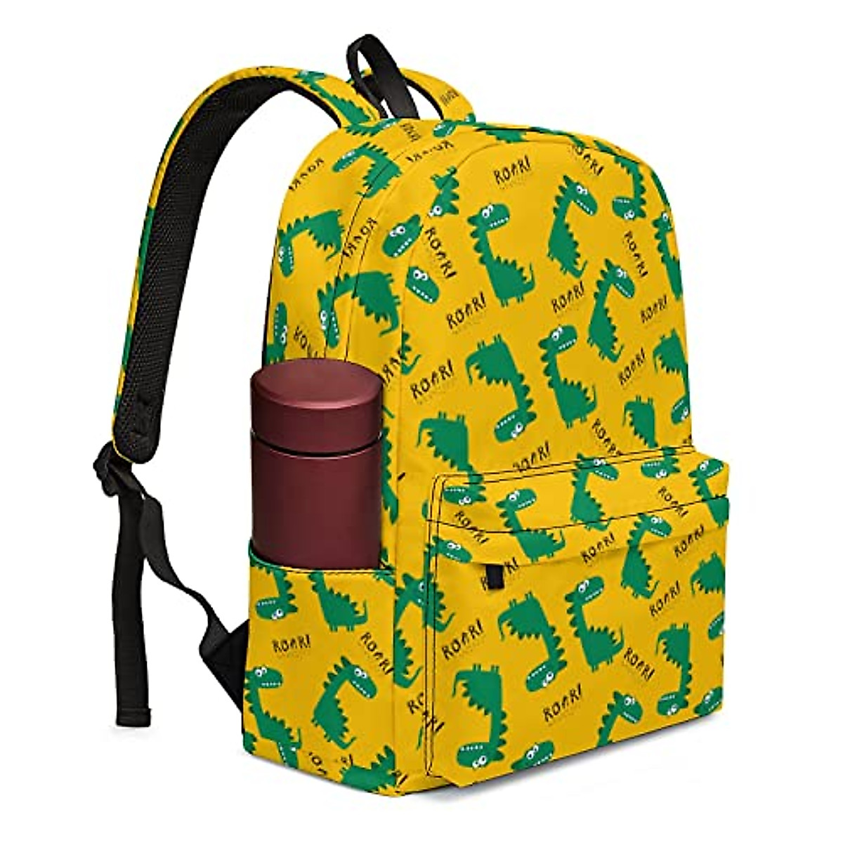 Dinosaur Bookbag Lightweight & Adjustable Classic Bookbag Travel Bag for Boys Girls