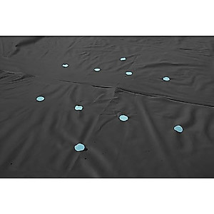 Bestway Flowclear PVC Round 12 Foot Pool Cover for Above Ground Frame Pools with Drain Holes and Secure Tie-Down Ropes, Black (Cover Only)