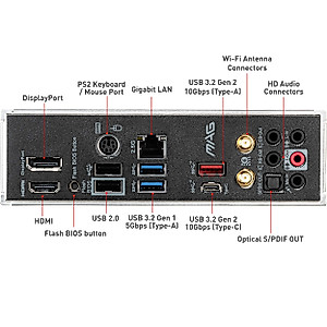 MSI MAG B550M Mortar WiFi Gaming Motherboard (AMD AM4, DDR4, PCIe 4.0, SATA 6Gb/s, M.2, USB 3.2 Gen 2, AX Wi-Fi 6, HDMI/DP, Micro-ATX, AMD Ryzen 5000 Series Processors)