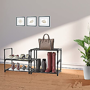 Mavivegue Shoe Rack,10 Tier Shoe Rack Shoe Rack 5 Tier Shoes Rack for Closet Entryway