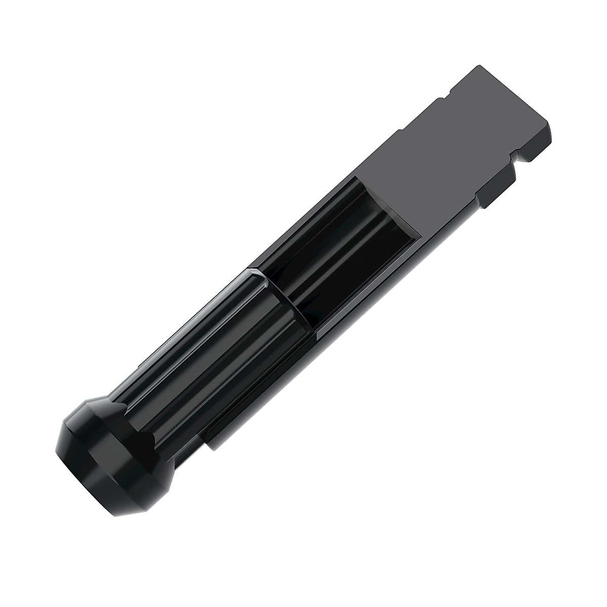 7 Spline Lug Nuts Key Tuner Large Socket Lugnuts Tool for Wrench with 13/16inch(21mm) and 7/8inch(22mm) Hex Replacement 14x1.5 14x2 9/16 Wheel Lug Nut Drive Lock Black 20mm Inner Diameter