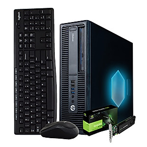 HP Computer for Editing, Workstation PC Desktop with Powerful 6th Gen Intel Core i5, NVIDIA Quadro K1200 4GB, 1TB SSD 1TB HDD Additional Storage, 16GB DDR4 RAM, WiFi, Windows 10 (Renewed)