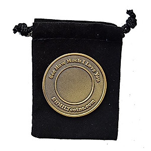 Brass SHMILY Coin with Black Velvet Bag by SHMILY Coin?
