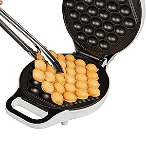 MasterChef Bubble Waffle Maker- Electric Non stick Hong Kong Egg Waffler Iron Griddle w FREE Recipe Guide- Ready in under 5 Minutes