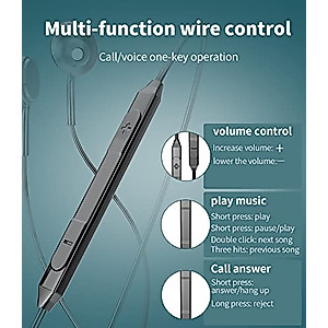 Wired 3.5mm Earbud With Microphone Headset Computer Jack PC Laptop in Ear Headphone phone Gaming Video Game headset (2pack)Compatible for Samsung Galaxy S10 pad Kid for School Chromebook Auriculare I