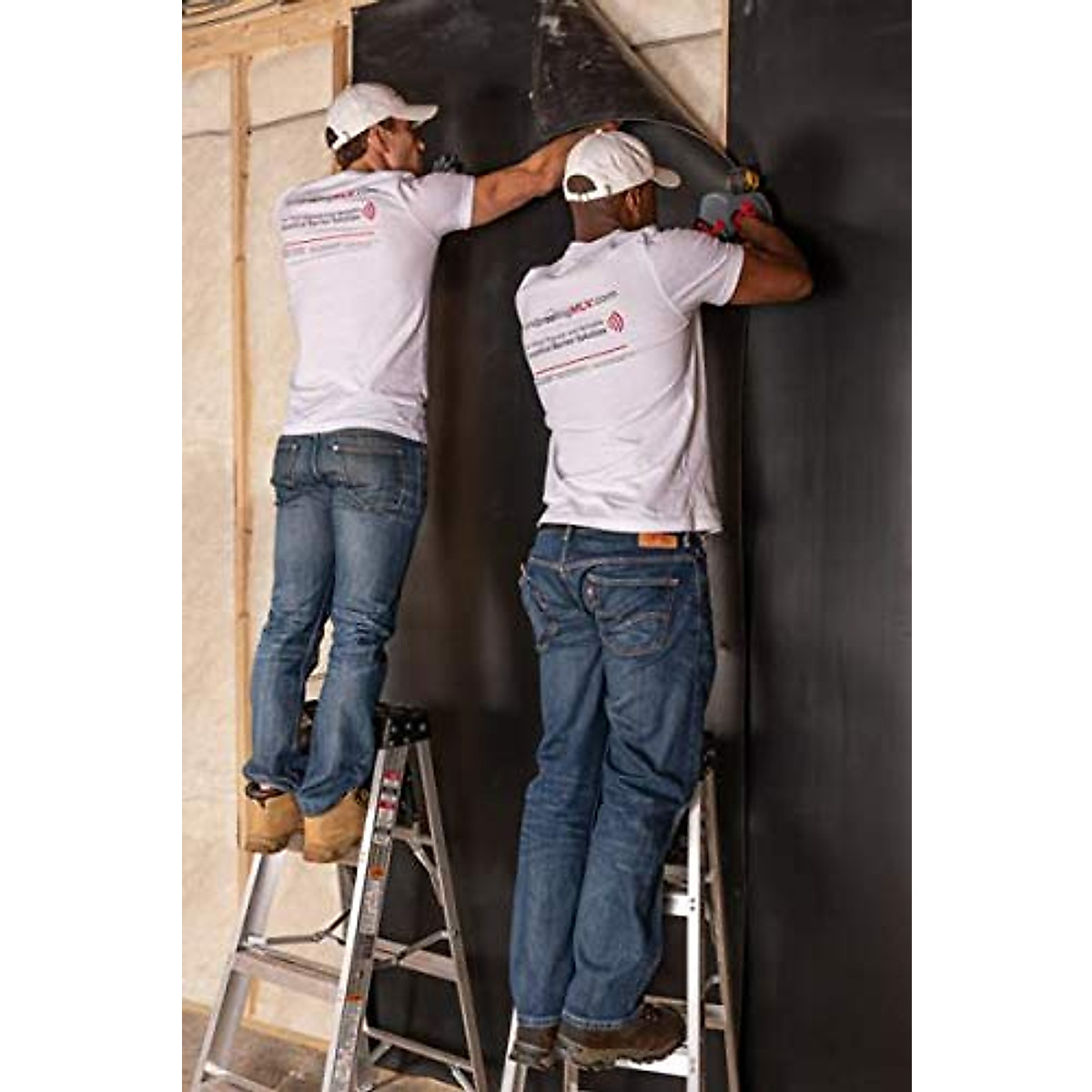 Noise Grabber Mass Loaded Vinyl - 2 LB, 4' x 15', 60 Square Foot Roll of MLV - Dozens of Options, Soundproof Barrier, Reduces Noise, Installs Anywhere, Made in The USA