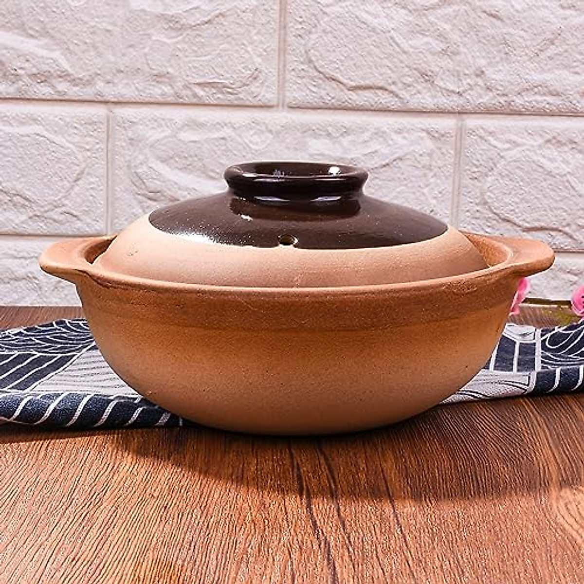 Casserole with Lid Chinese Clay Pot Japanese Clay Pot Korean Stone Pot Ceramic Cooking Pot Earthen Pot Stew Pot with Lid Family Restaurant Pot