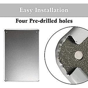 Decleezw Cocktail Espresso Martini Metal Signs Retro Print Wall Art Illustration Poster Bar Kitchen Room Decor 12x8 inch, 8inch*12inch