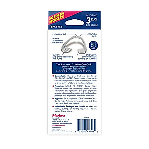 Plackers Grind No More Dental Night Guard for Teeth Grinding, 14 Count