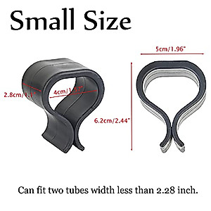 Tickeil Outdoor Wicker Furniture Clips 12PCS Patio Sectional Sofa Rattan Chairs Connector Fastener Clamp (Small), small