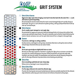 DMT 20062 Deluxe Diamond Knife Sharpening Kit with Hard Wood Box, Set of 3 Diamond Sharpening Stones, 6-Inch