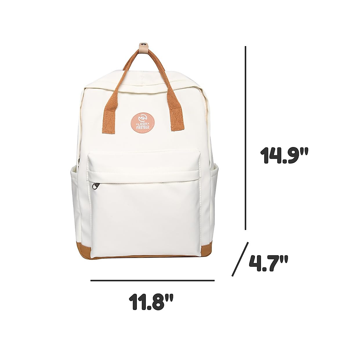 Splendrive Cute aesthetic backpack with cute duck accessories Christmas gift Outdoor Daypack (Green)