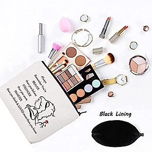 LEVLO Beauty Story Cosmetic Make up Bag Movie Inspired Gifts You Are Braver Stronger Smarter Than You Think Makeup Zipper Pouch Bag (Beauty Bag)