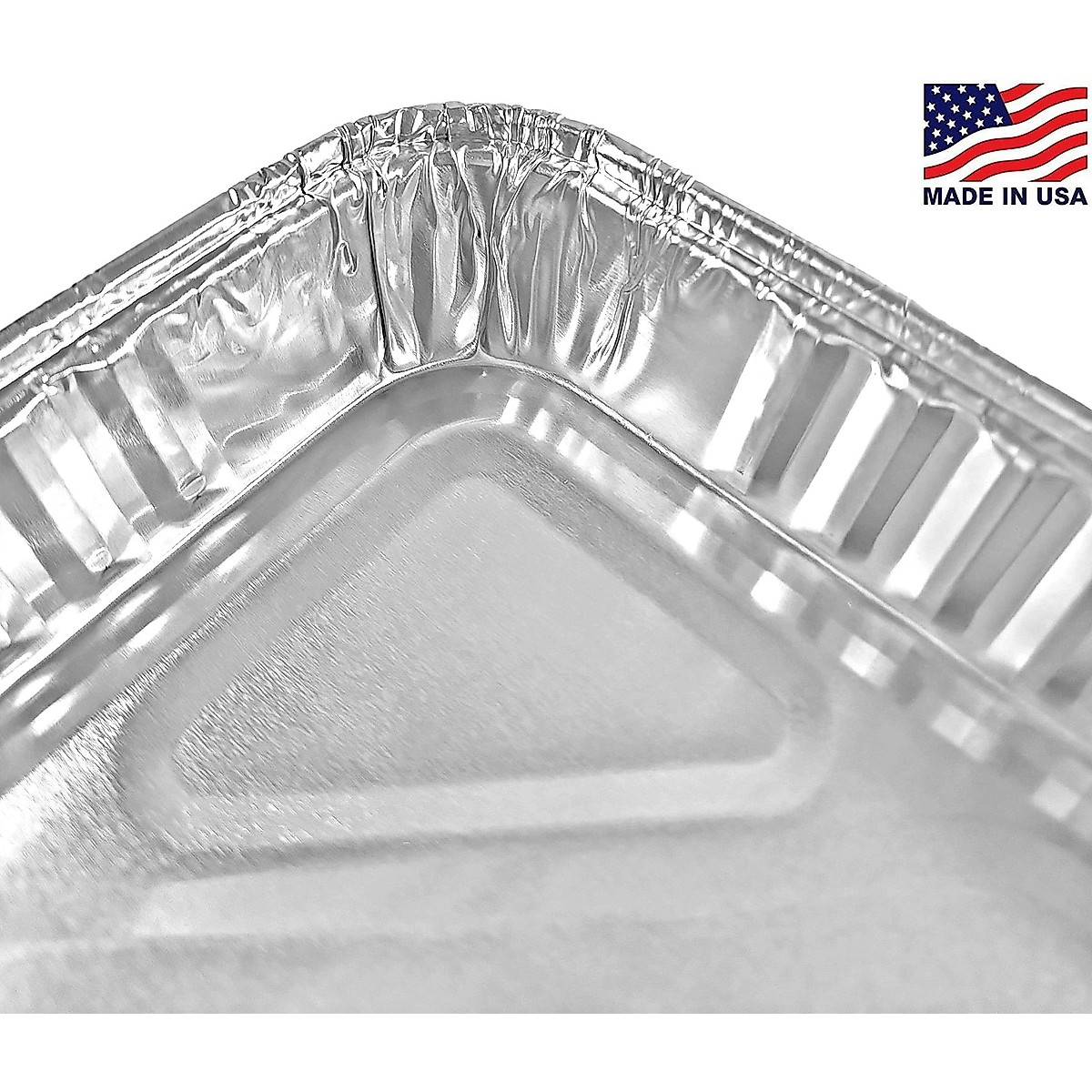 Handi-Foil 1/4-Size (Quarter) Sheet Cake Aluminum Foil Pan w/Clear Dome Lid (Pack of 25 Sets)