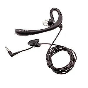 Wired Mono Headset Earphone w Mic Headphone 3.5mm Single Earbud Hands-Free Microphone Over-The-Ear Compatible with TCL 20S, 20 SE, Pro 5G