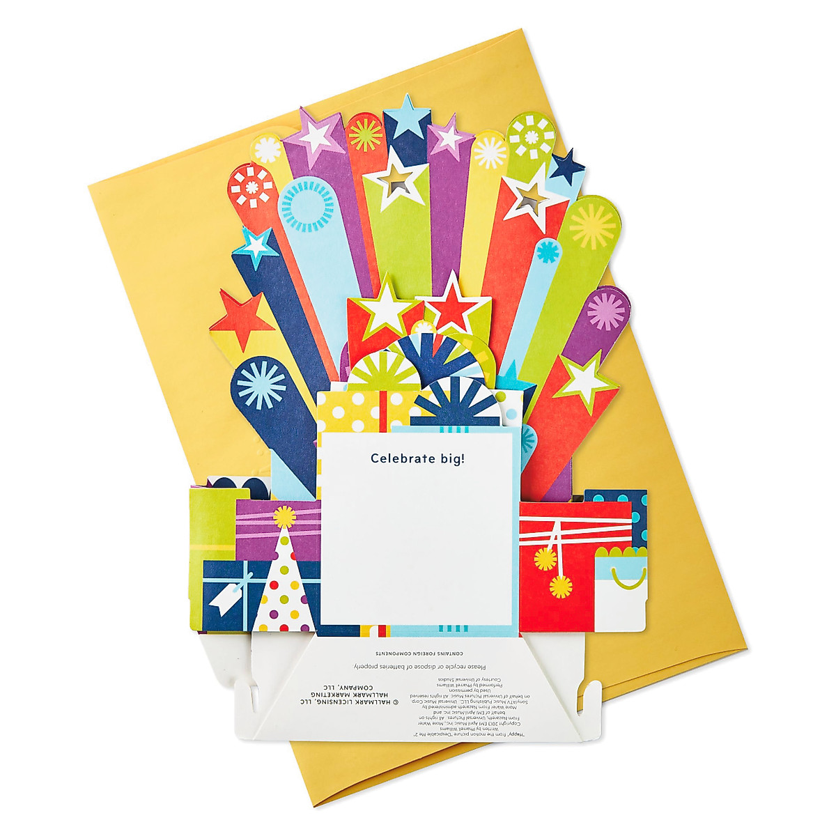 Hallmark Paper Wonder Pop Up Birthday Card with Music (Birthday Cake, Happy by Pharrell Williams)
