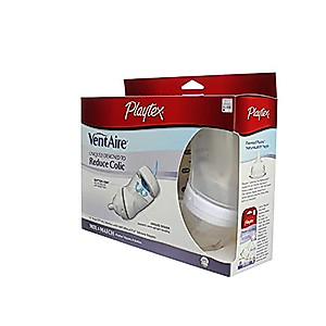 Playtex VentAire Advanced Natural Feeding System Bottles, Slow Flow, Wide/6oz, 3 ea