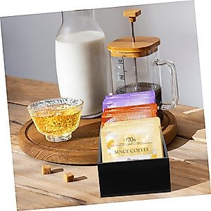 SHERCHPRY Box Coffee Pod Storage Box Coffee Bar Accessories Coffee Capsules Rack Tea Organizer for Tea Bag Storage Café Tea Storage Chests Drink Cafetiere Office Acrylic Jewelry Spice Rack