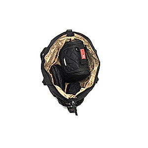 Storksak Bobby Quilted Shoulder Bag Diaper Bag, Black