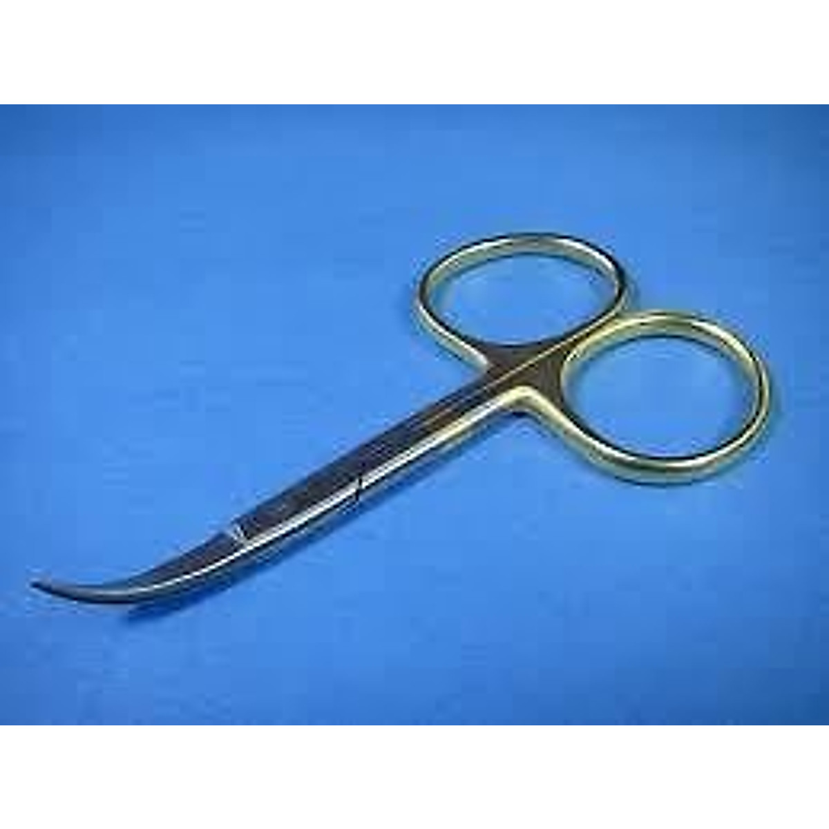 Dr. Slick All Purpose Scissor, 4", Gold Loops, Curved