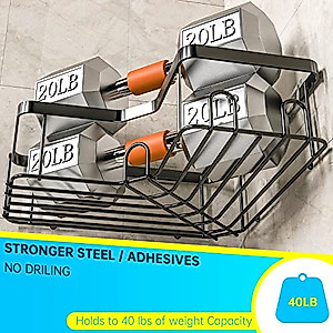 2 Pack Adhesive Corner Shower Caddy, Bathroom Shower Shelf with 20 Hooks, No Drilling Rustproof Stainless Steel Large Capacity Suction Cup Shower Shelves Organizer for Toilet & Kitchen Storage, Black