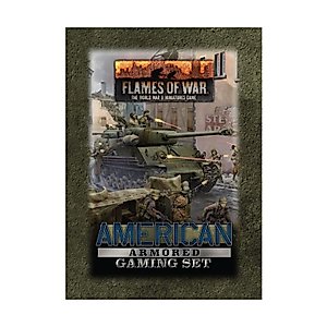WWII Flames of War: American Armored Gaming Set