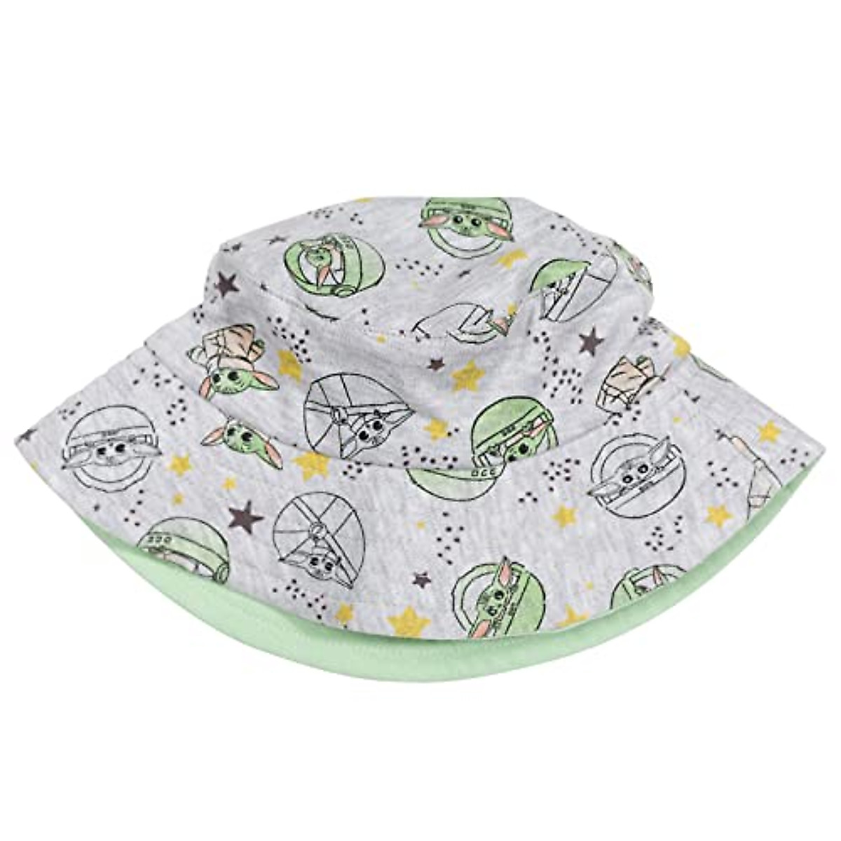 STAR WARS The Mandalorian The Child Newborn Baby Boys Romper and Sunhat Green 6-9 Months