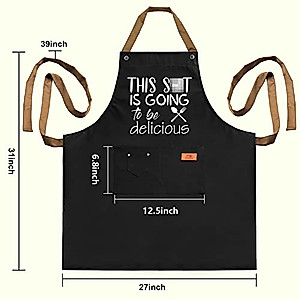 Gifts for Men Women, Gifts for Dad, Birthday Gifts for Mom, Funny Gifts for Mother's Day, Christmas, Chef Apron Gifts, BBQ Gifts for Husband Boyfriend, Grilling Aprons, Ideal Gifts from Wife Daughter