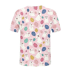 Women's Solid Tshirts 2023 Easter Day Valentine's Day St. Patrick's Day Generic Avia Womens Blouses = White White Running Tank Top Mom Long Sleeve Shirts for Women