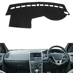 HATHWAY Fit for Volvo XC60 S60 S60L 2012-2016 RHD, car Dashboard Cover, Anti-Scratch Durable car Dashboard Cover, Interior Dash Covers