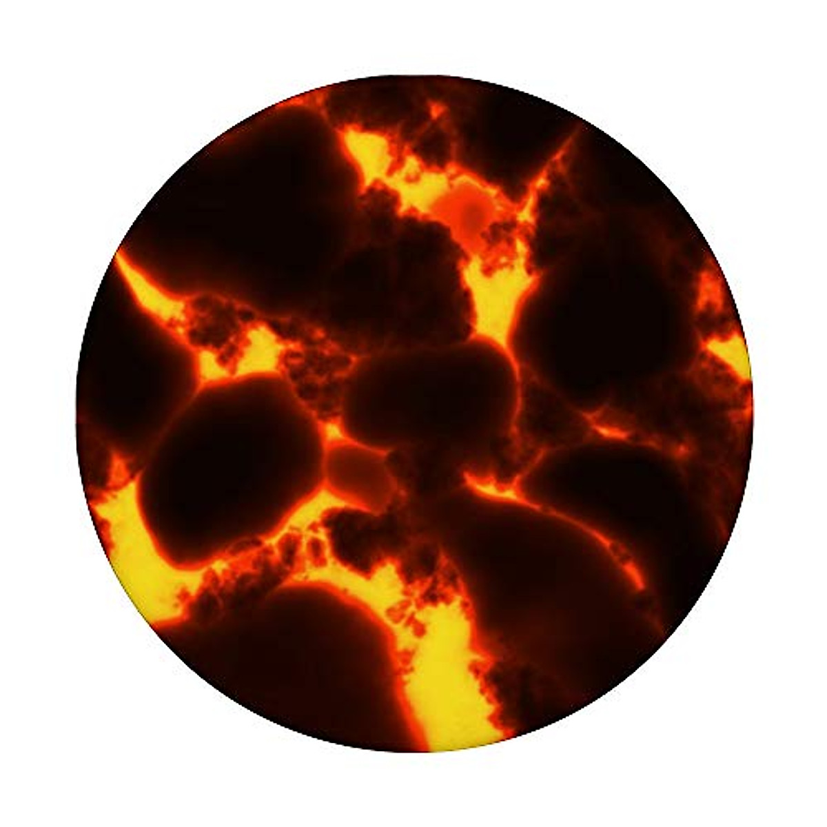 Lava Fire Rock Pattern PopSockets PopGrip: Swappable Grip for Phones & Tablets
