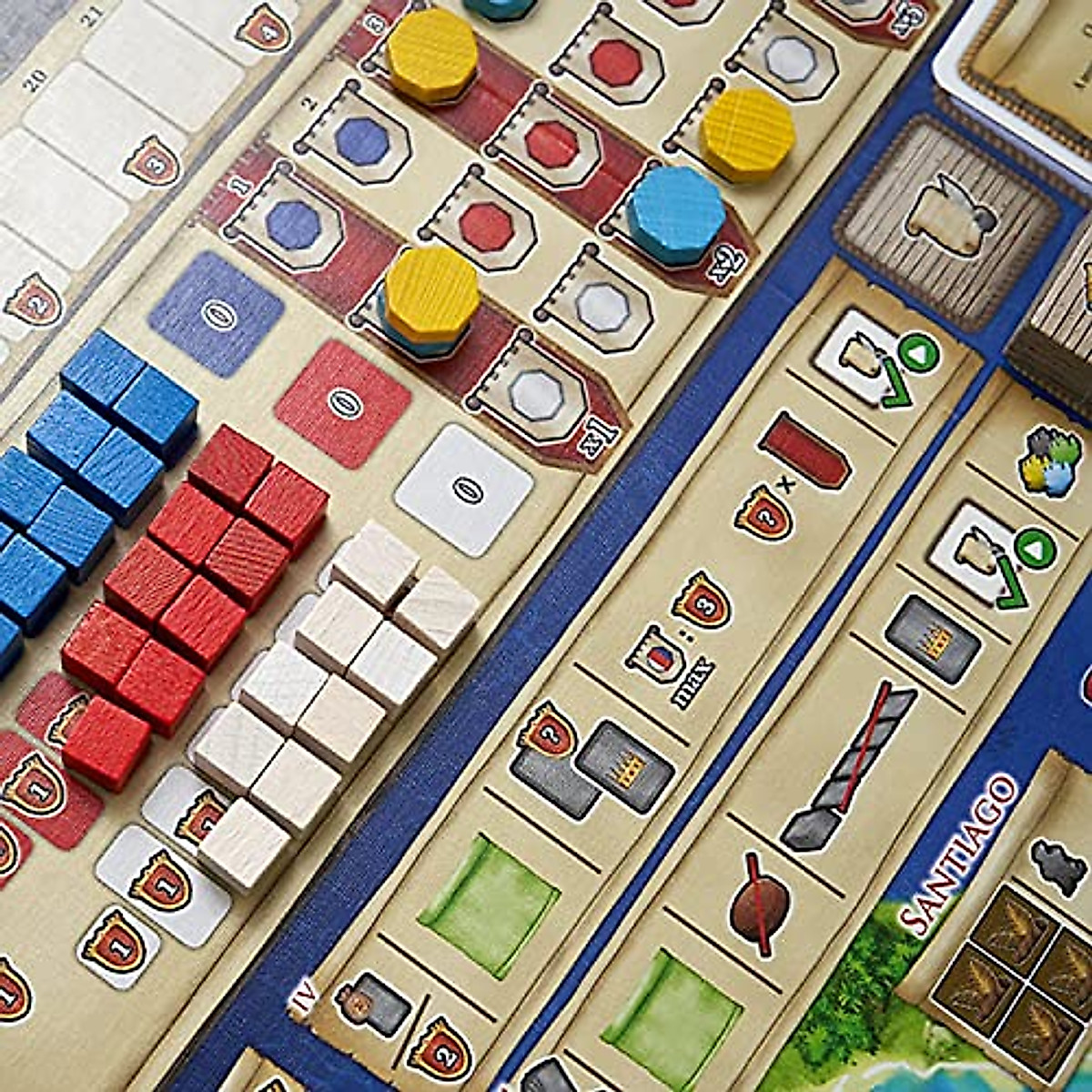Capstone Games: Maracaibo, Big Box Strategy Board Game, Unique Story Mode Feature, A Nondestructive Legacy-Like Experience, 1 to 4 Players, Ages 12 and Up