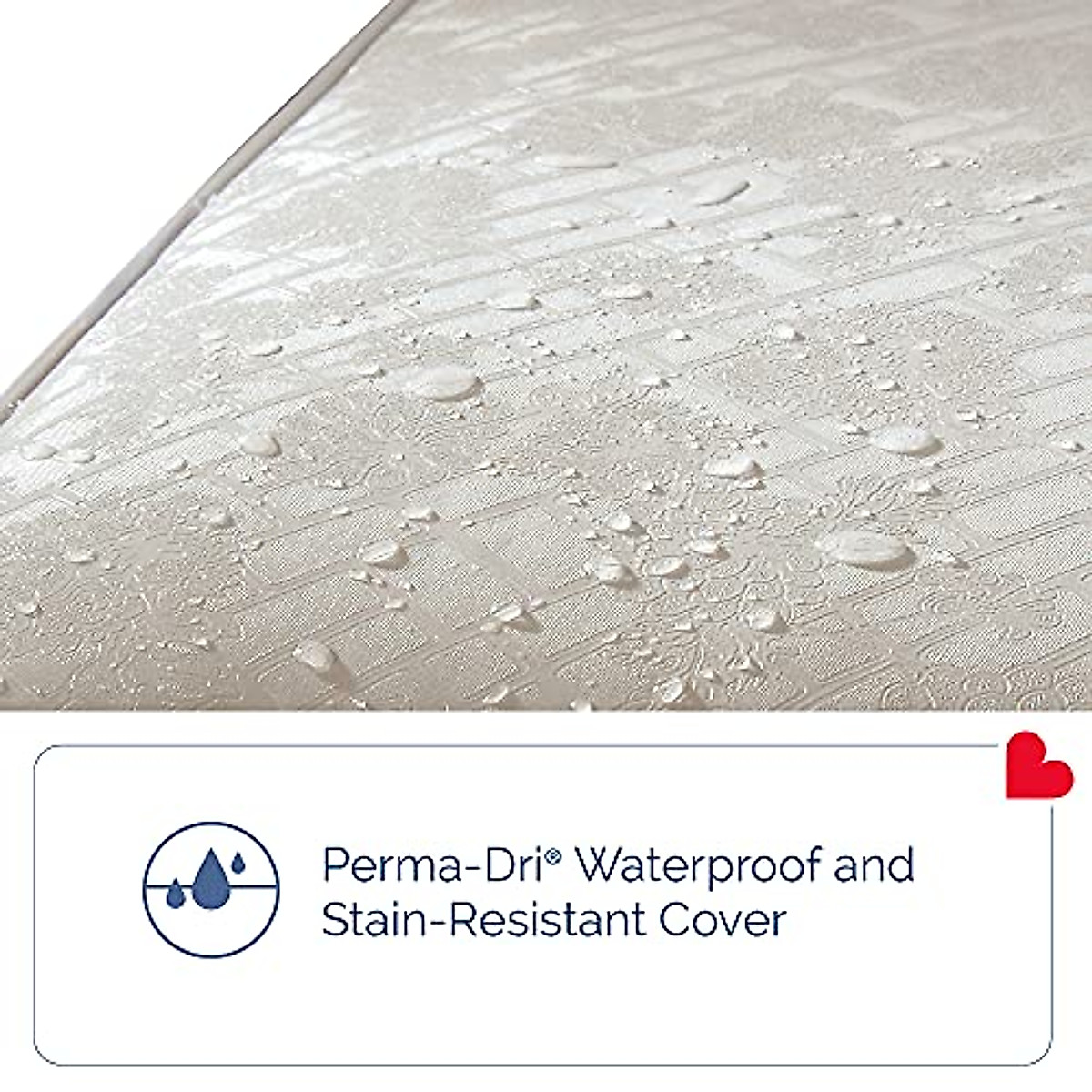 Kolcraft Pure Sleep Therapeutic Waterproof Toddler and Baby Crib Mattress - 150 Heavy Gauge Steel Coils - Made in USA, 52"x28", Extra Firm